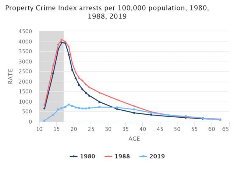 The Age-Crime Curve has Collapsed - Rick Nevin